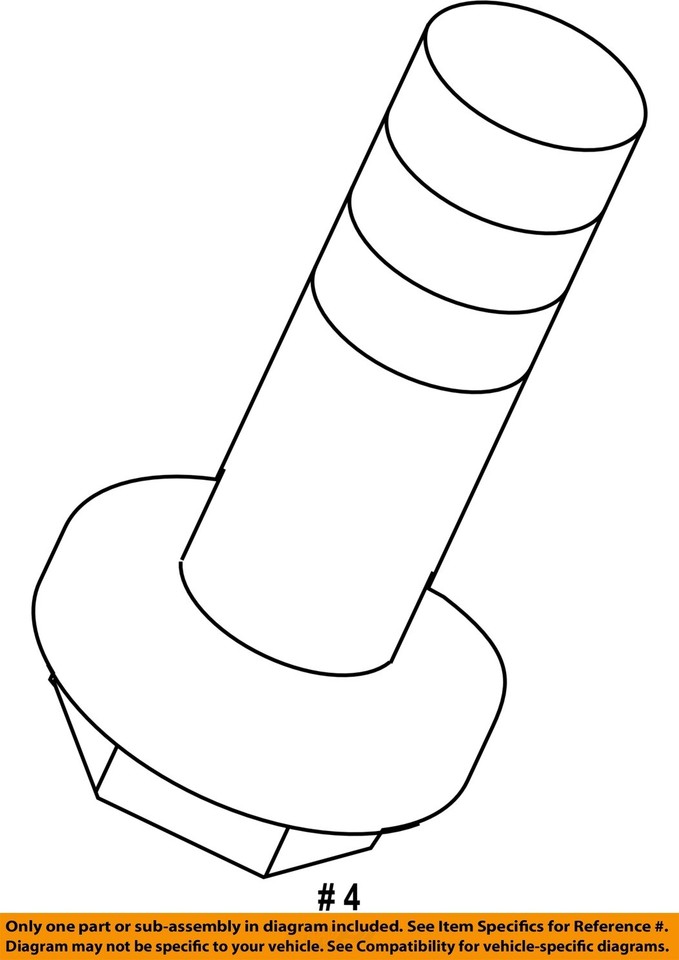 GM OEM 10-20 Corvette,Terrain,Volt Lift Gate Spoiler-Spoiler Bolt ...