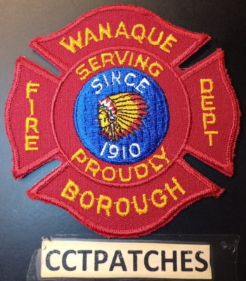 WANAQUE BOROUGH, NEW JERSEY FIRE DEPARTMENT PATCH NJ | eBay