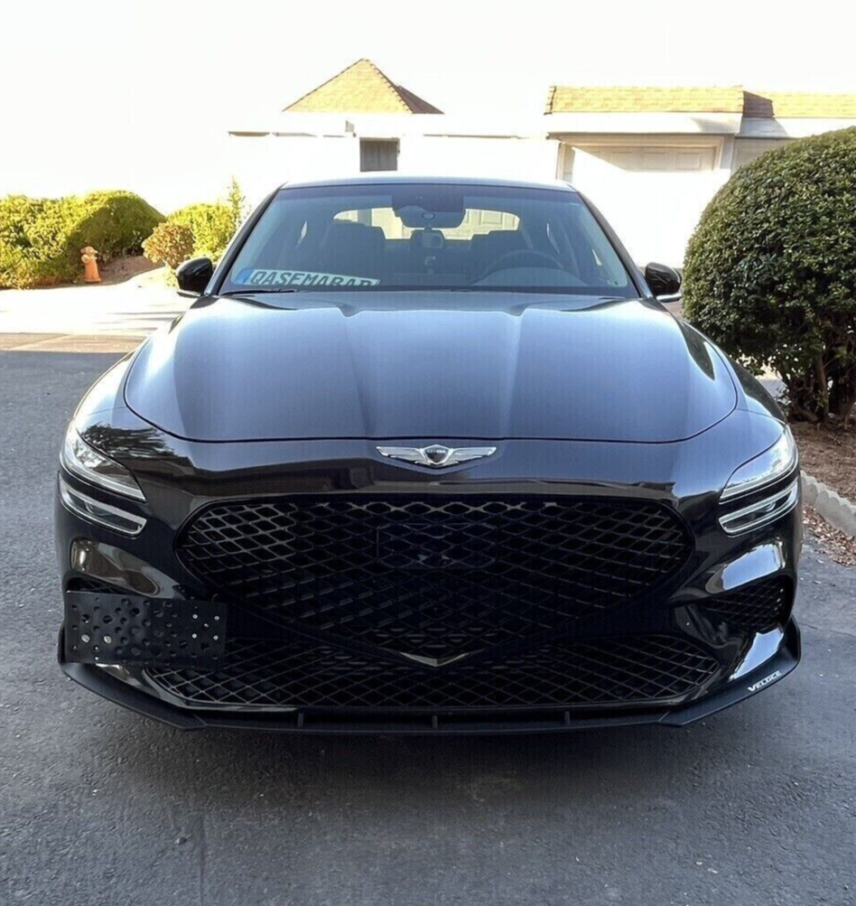 Bumper Tow Hook License Plate Tag Mount Bracket For Genesis G70 2019 ...