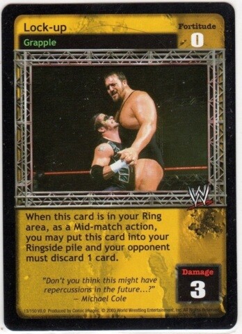 WWE: Lock-up [Played] card type Grapple Raw Deal Wrestling WWF | eBay
