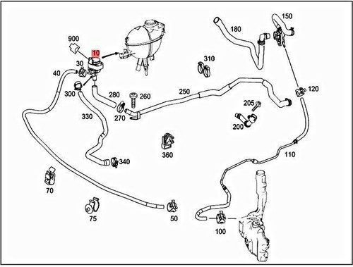 Genuine MERCEDES Cla Cls Cooling-water Circulation pump 2048350364 | eBay
