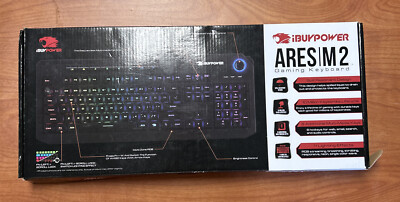 Gaming Keyboard iBuyPower Ares M2 RGB Backlit with 11 Effects | eBay