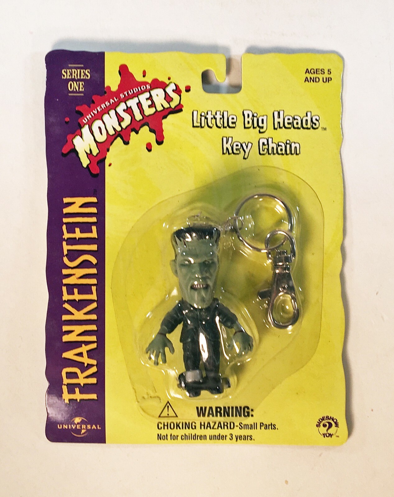 Two 1999 Series 1 Universal Monsters Little Big Heads Keychains Creature for sale online | eBay