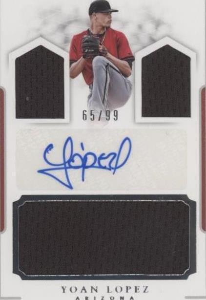 2016 Panini National Treasures - Player's Collection Signatures Yoan ...