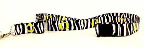 Oregon Ducks Zebra Stripe Breakaway Lanyard Key Chain | eBay