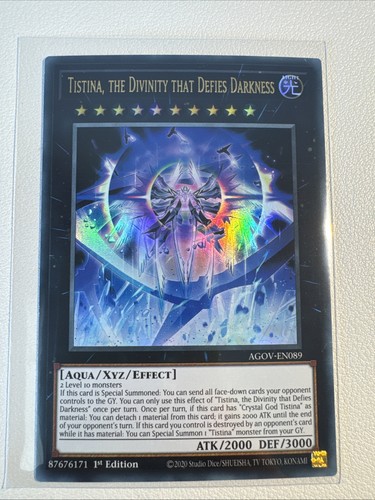 Tistina, the Divinity that Defies Darkness AGOV-EN089 Age of Overlord 1st Edition for sale ...