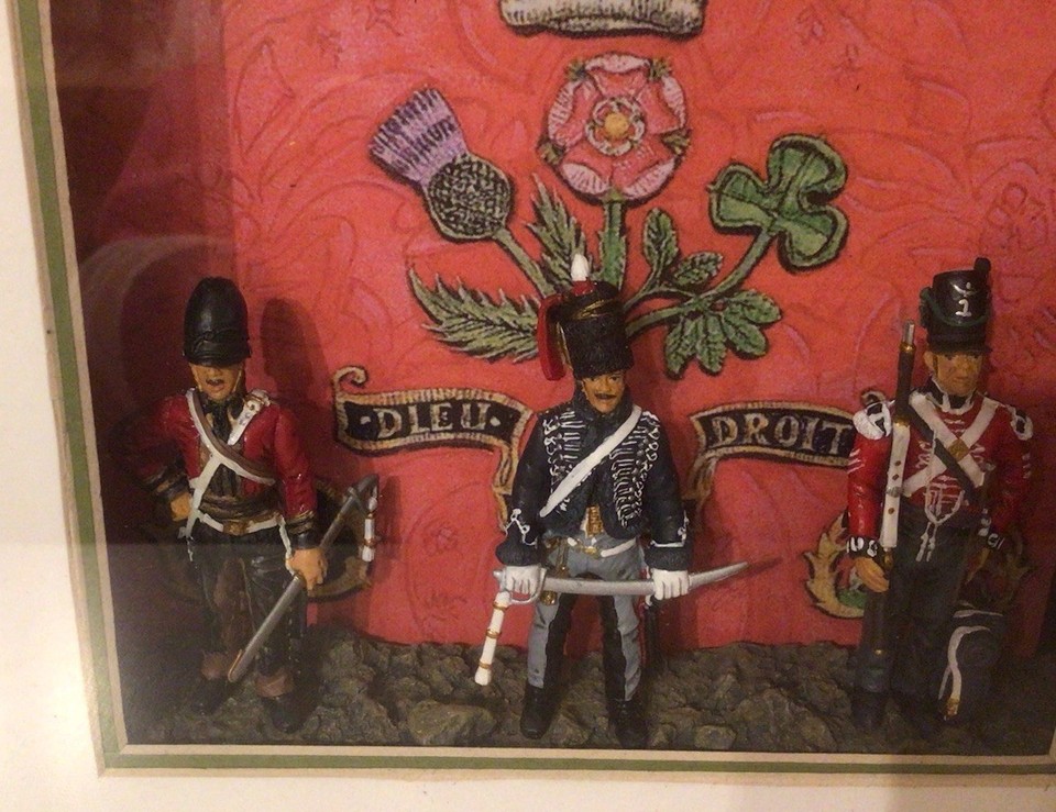 Hand Crafted Shadow Box 3 Del Prado? Napoleonic Era Soldiers - Royal ...