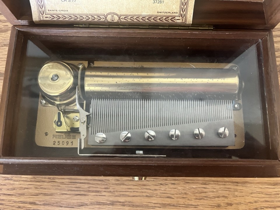 Reuge Collection The L’Auberson Music Box 72 Note 3 Songs | eBay