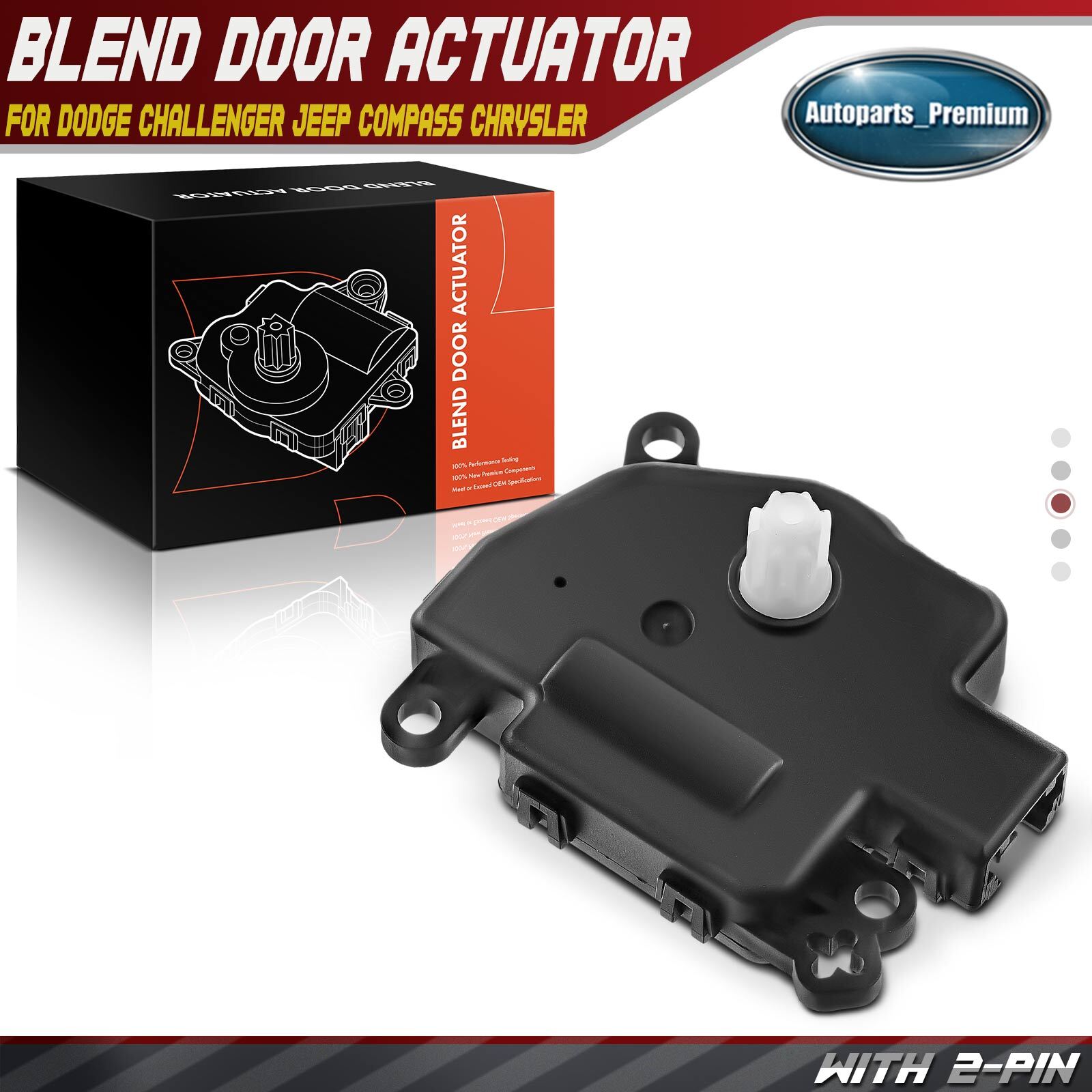 HVAC Heater A/C Blend Door Actuator for Jeep MK Compass 2010-2017 ...