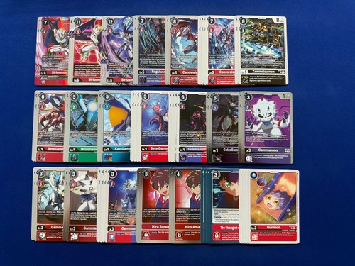 Digimon Card Game - Siriusmon Gammamon Gurimon Hiro Amanokawa Red Deck ...