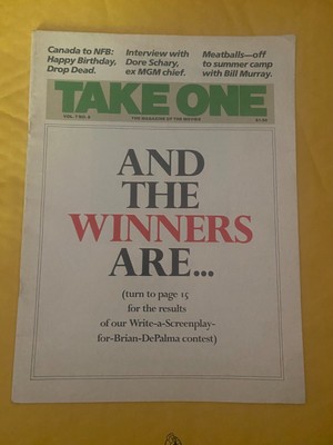 Take One magazine, vol. 7 no.8 1978 | eBay
