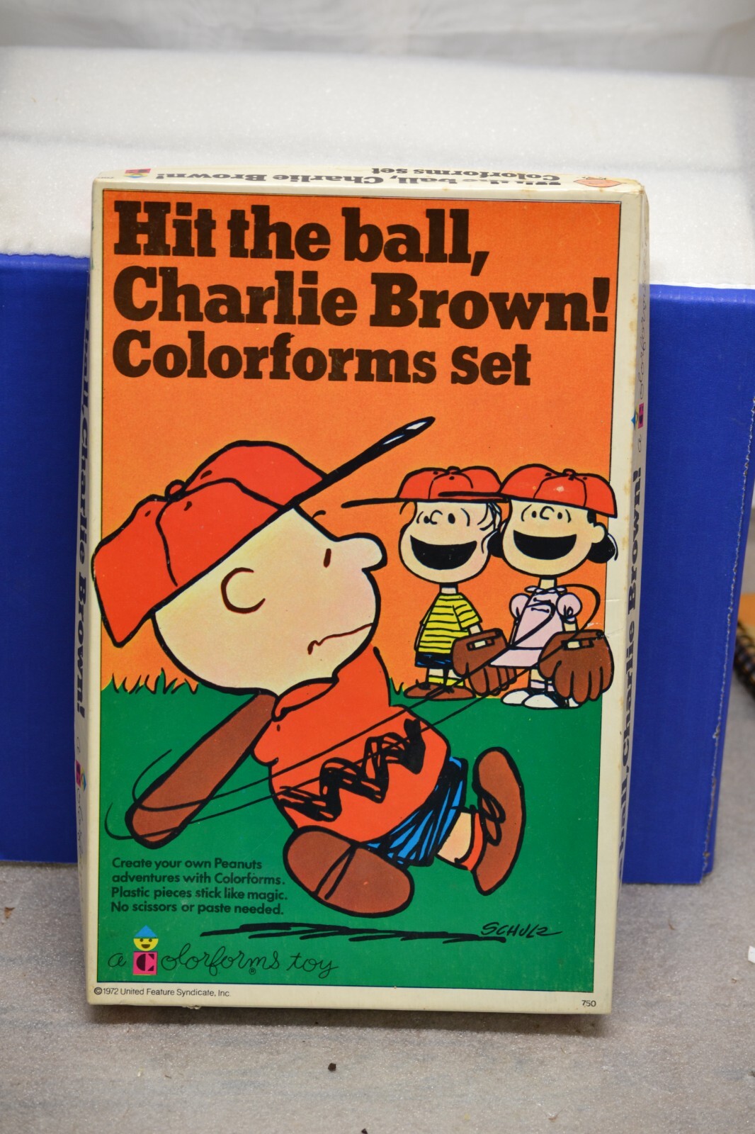 1972 HIT THE BALL, CHARLIE BROWN COLORFORMS SET WITH BOX & BOOKLET | eBay