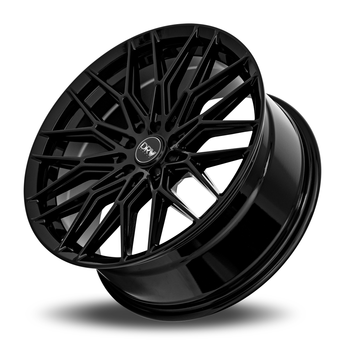 Set of 4 Custom 17 inch Wheels Rims 4X100 4X114.3 +38mm Gloss Black ...