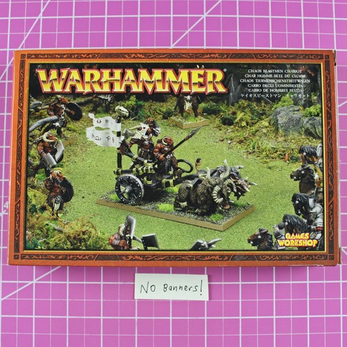 Warhammer Chaos Beastmen Chariot (MISSING Banner!) Metal/Plastic ...