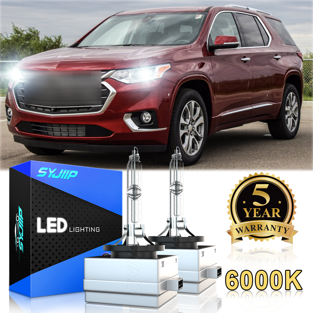For Chevy Traverse 2019 2020 2021 D3S LED Headlight Bulb Kit High & Low ...