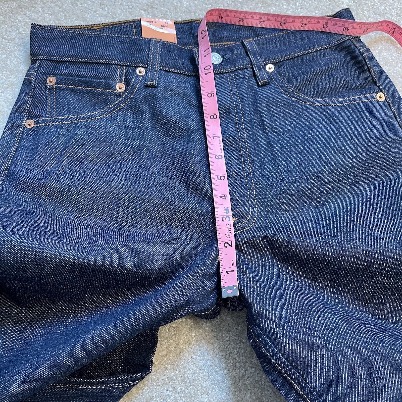 NEW VINTAGE Levis 501 XX Jeans Mens 30x34 Denim Dark Button Fly Mexico ...