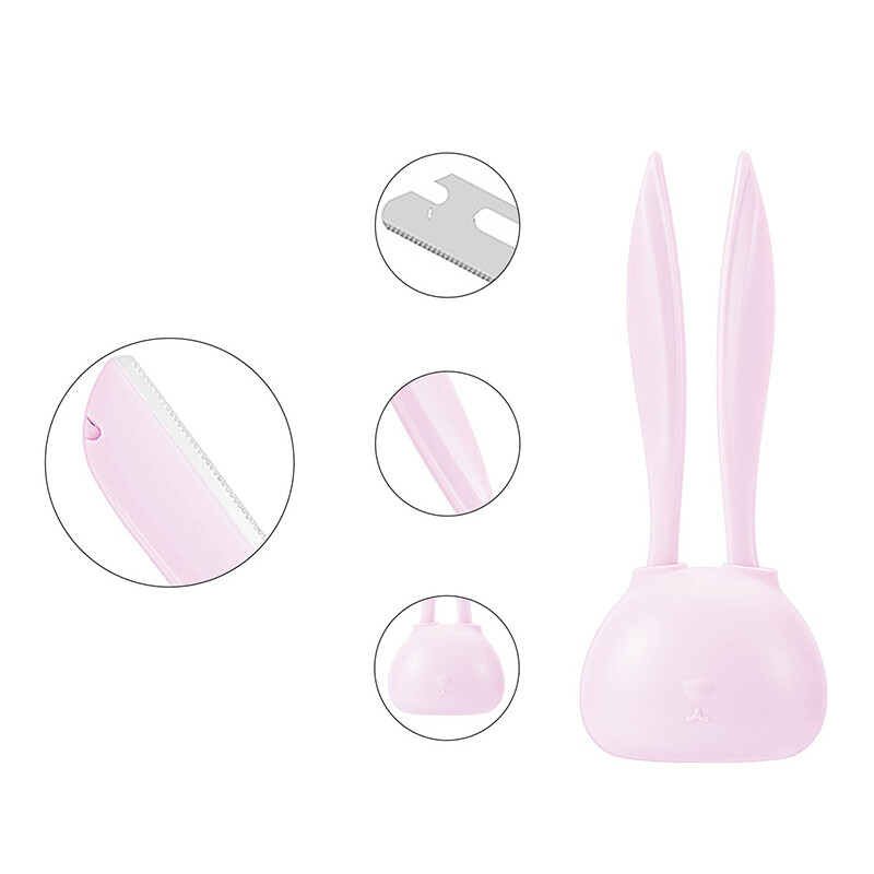 Rabbit Facial Eyebrow Razor Blade Reusable Trimmer Shaper Shave Hair ...