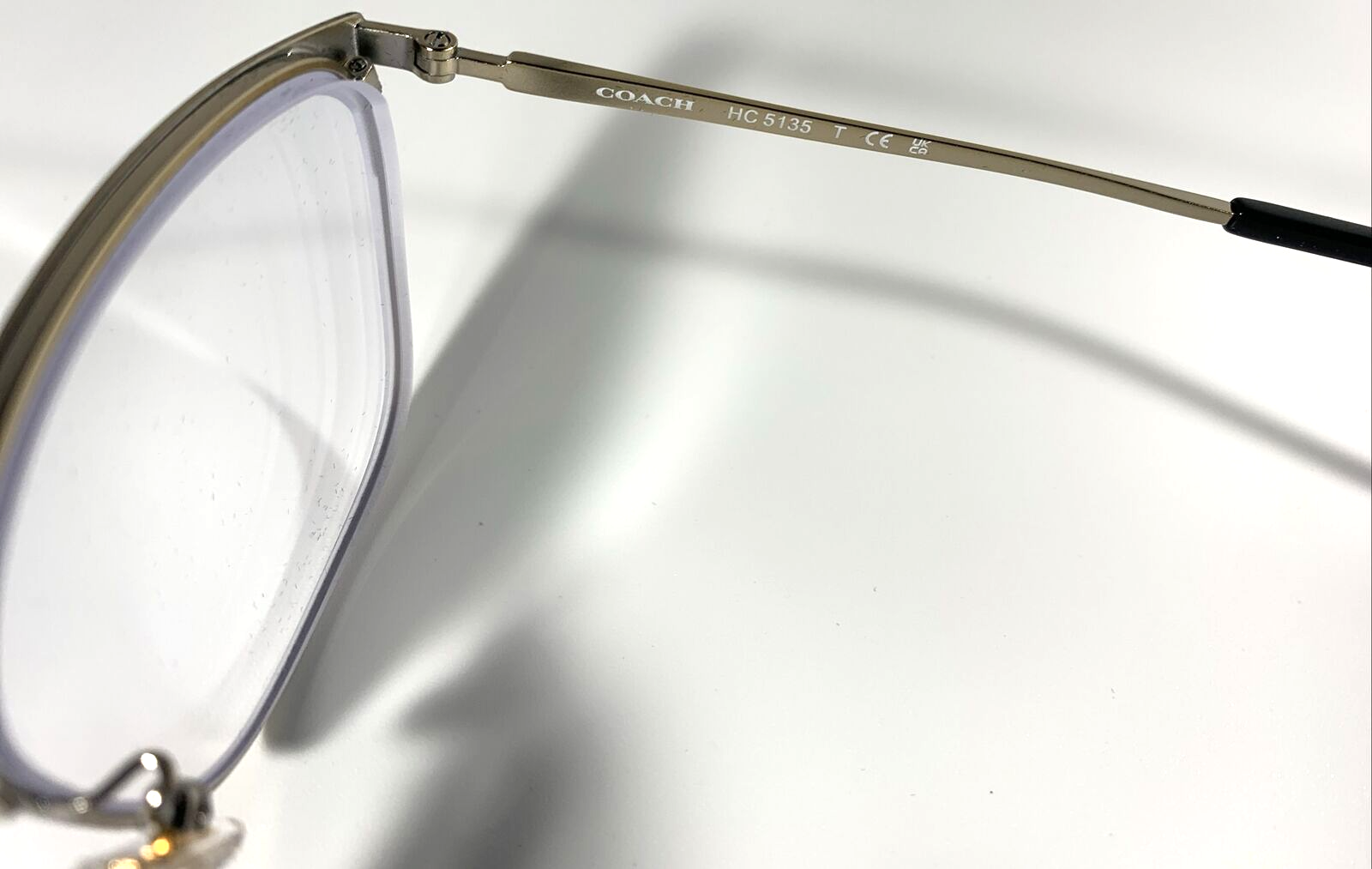 Coach HC5135 Black Light Gold 9346SB Eyeglasses Size: 55-17-140 | eBay