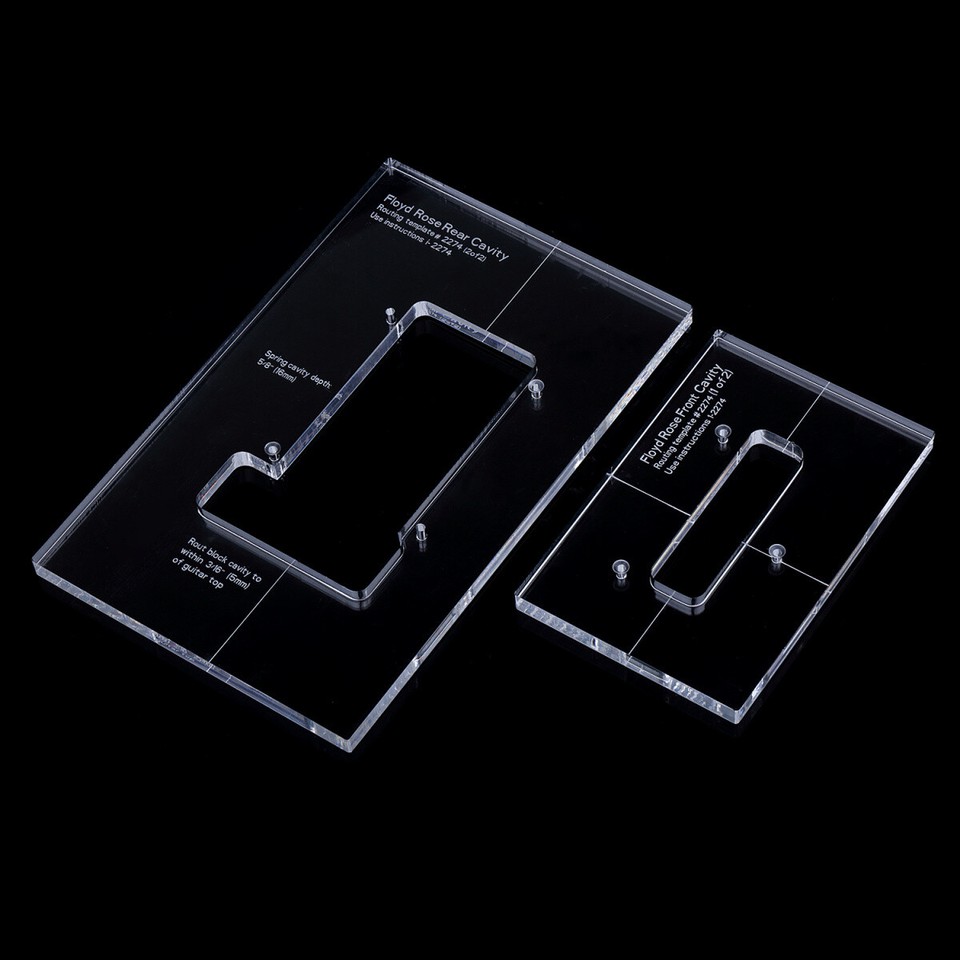Musiclily Pro CNC Acrylic Tremolo Bridge Routing Template For Floyd ...