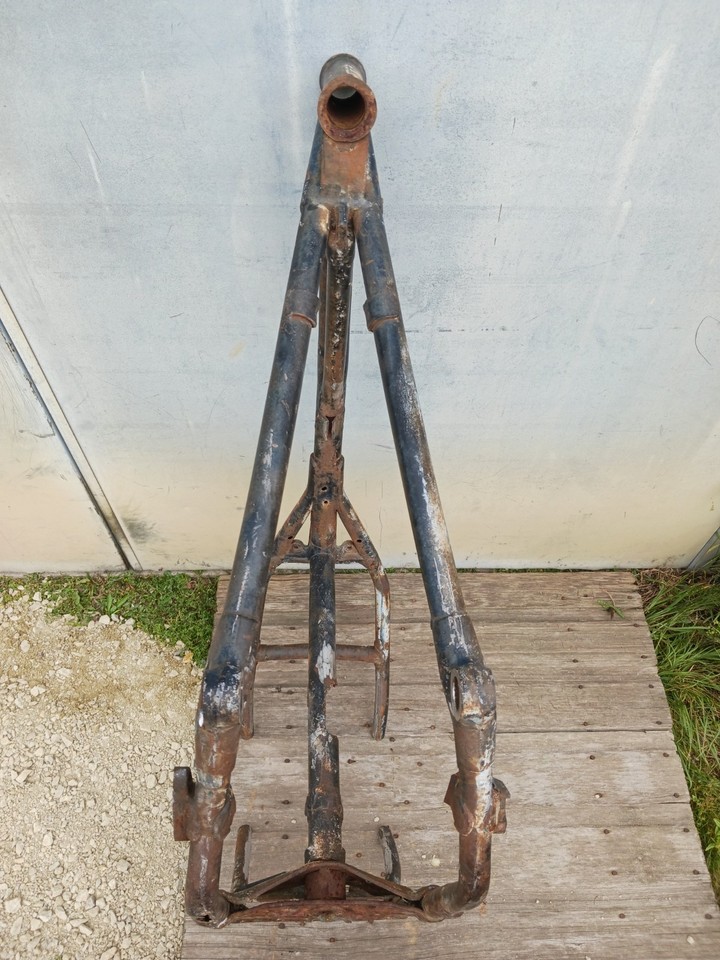 Harley Davidson Knucklehead Frame Original EL E Pre War 28 Deg Neck ...