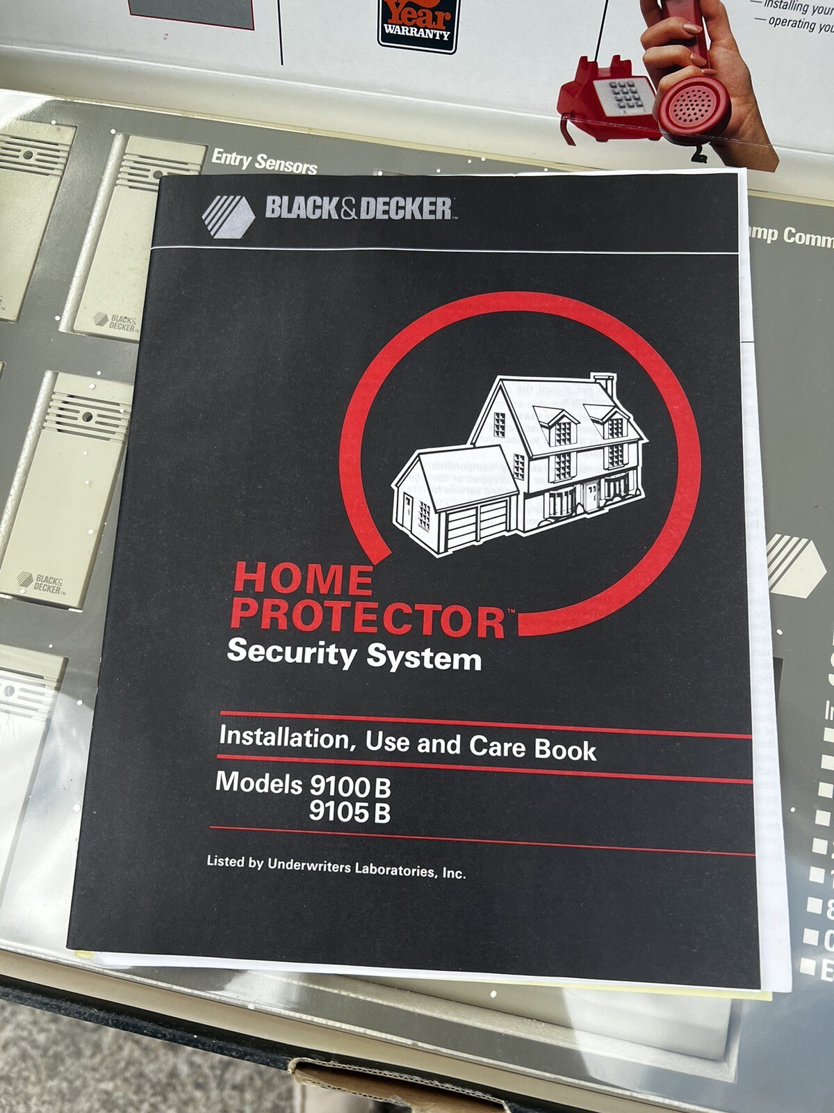 Black & Decker 9105b Home Protector Security System 179122 for sale ...