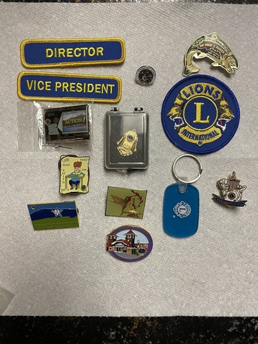Vintage Lot of Lions International Club Pins/Patches | eBay