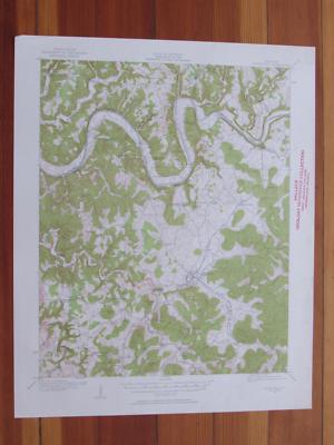 Monticello Kentucky 1958 Original Vintage USGS Topo Map | eBay