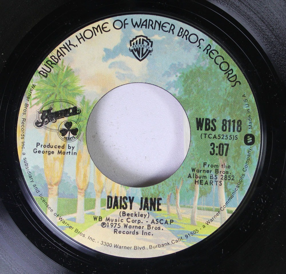 Rock 45 America - Daisy Jane / Tomorrow On Warner Bros. Records | eBay