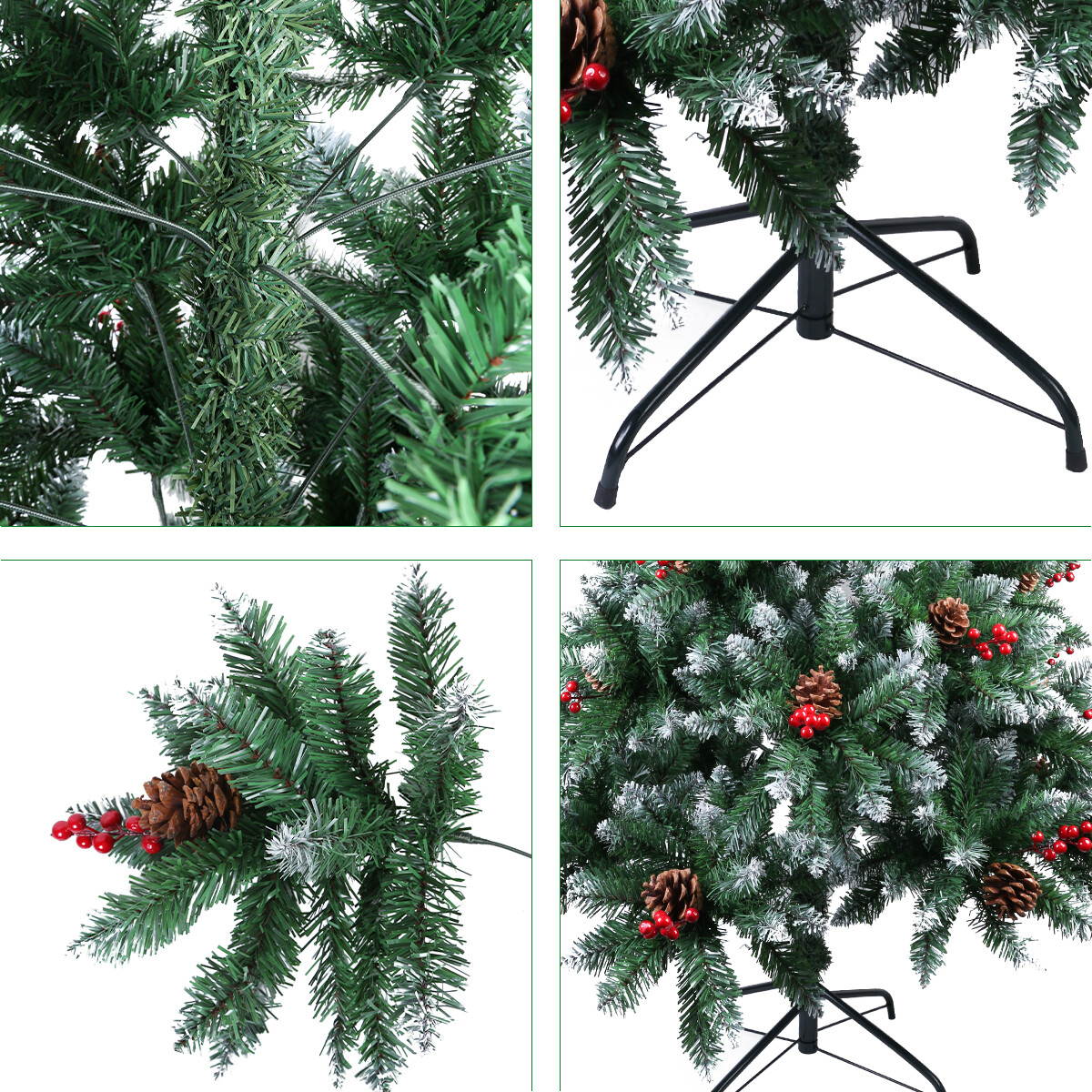 Künstlicher Weihnachtsbaum PVC Christbaum Tannenbaum künstlicher ...