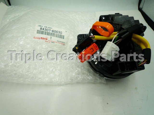 TOYOTA GENUINE 8430760030 CABLE SUB-ASSY, SPIRAL W/SENSOR 84307-60030 ...