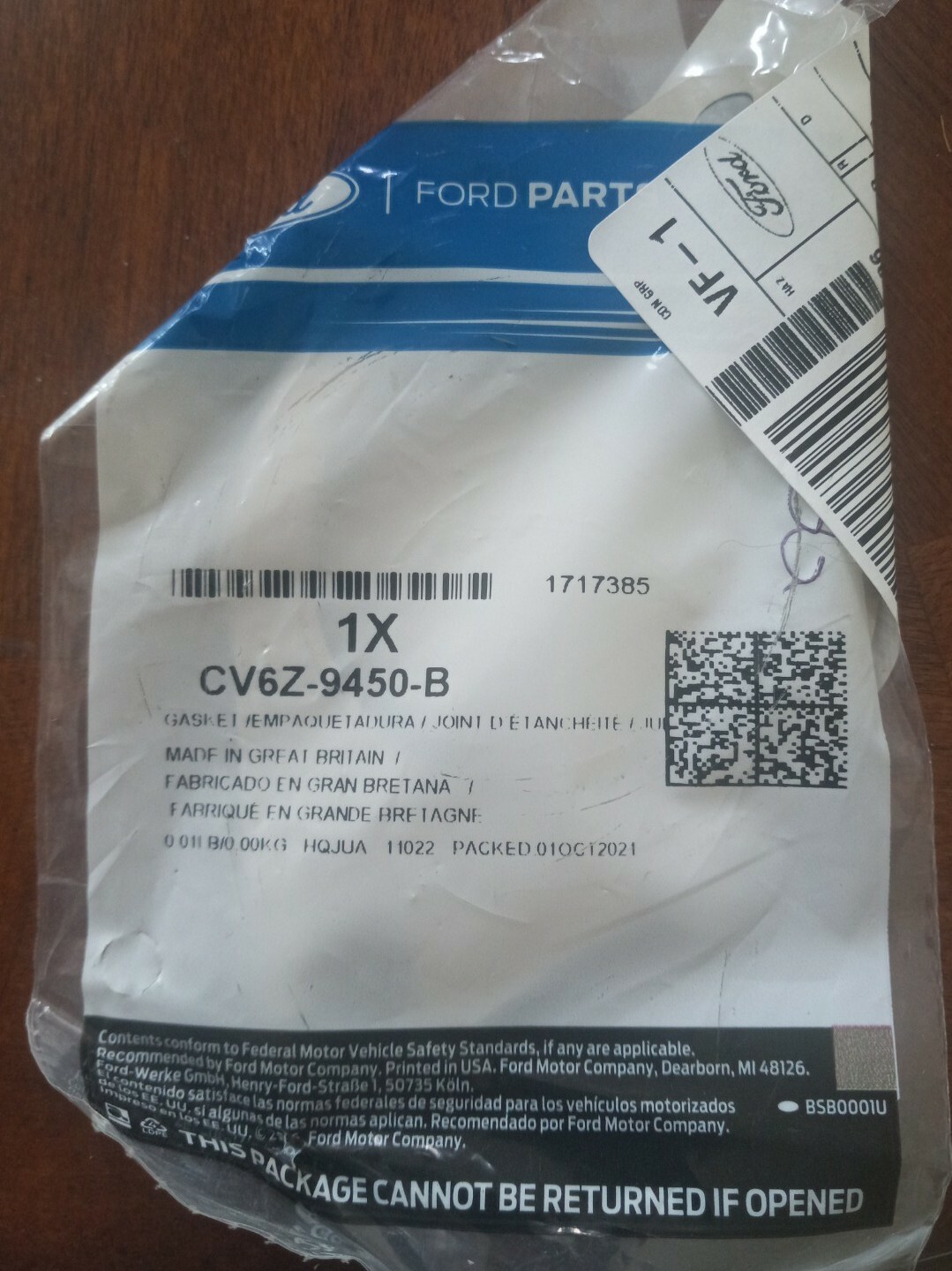 Ford+OEM+Exhaust+Muffler+Gasket+CV6Z9450B+Image+15 for sale online | eBay