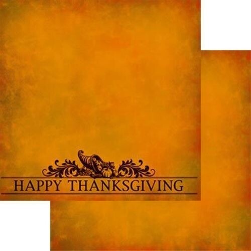Reminisce - Harvest Happy Thanksgiving Scrapbook Paper - 5 Sheets | eBay