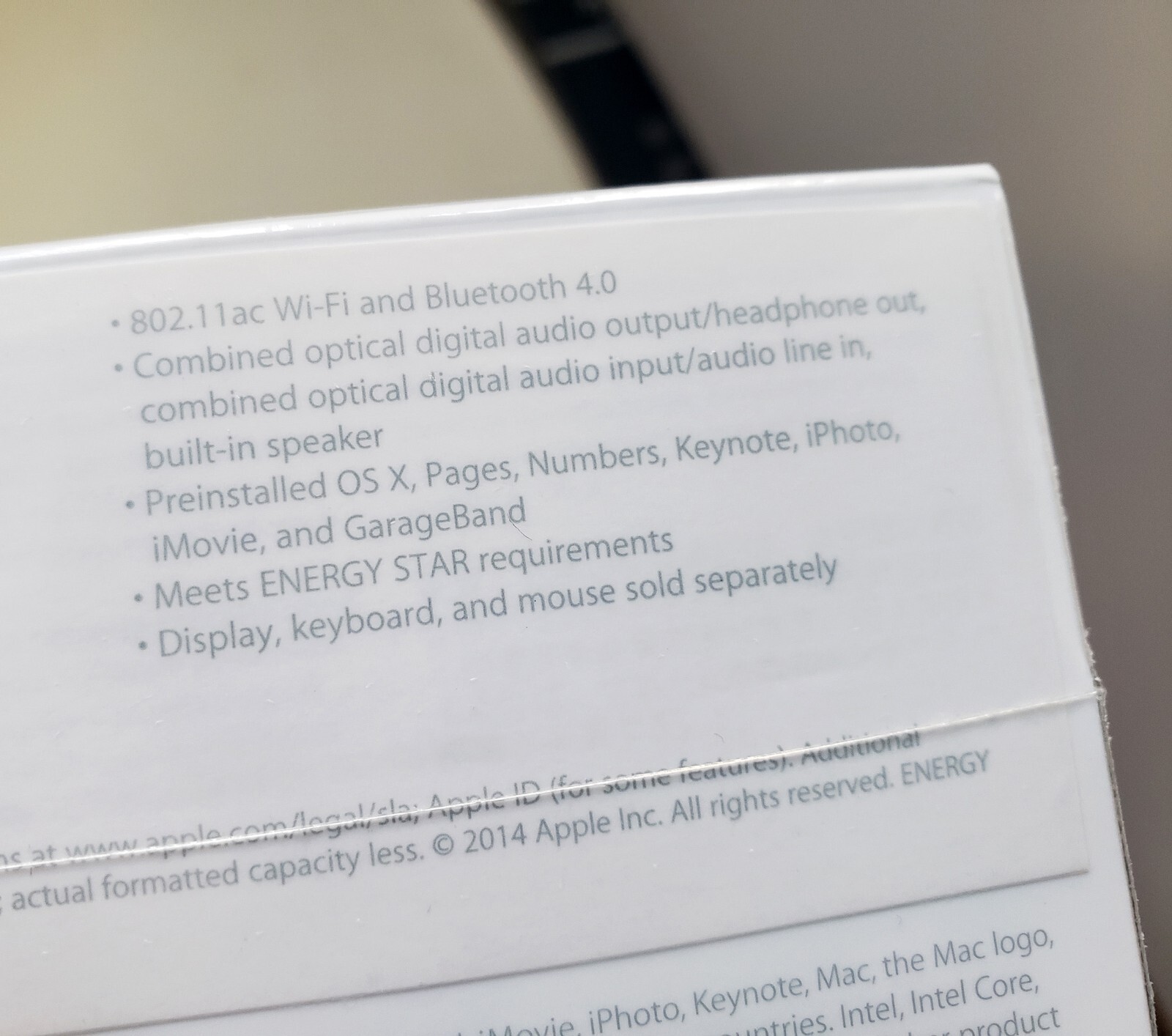 Apple A1347 Mac Mini Core i5-4278U 2.6GHz 8GB RAM 1TB HDD Mac OS Late ...