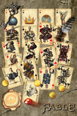 Poster FABLE (Legends) - Playing Cards (Game) ca60x90cm NEU 58698 | eBay.de