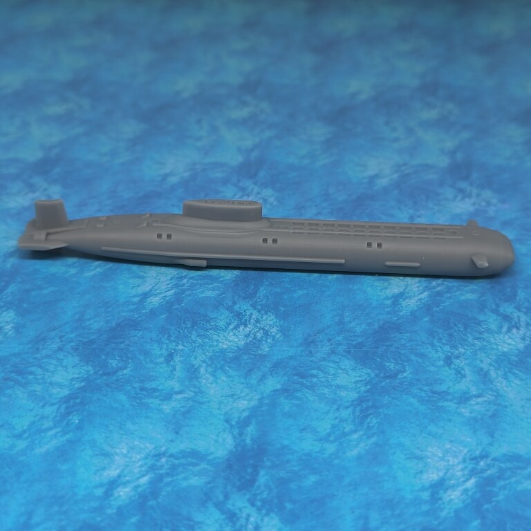1/2000 resin Russian Project 941 Typhoon Nuclear Submarine Ship 3D ...