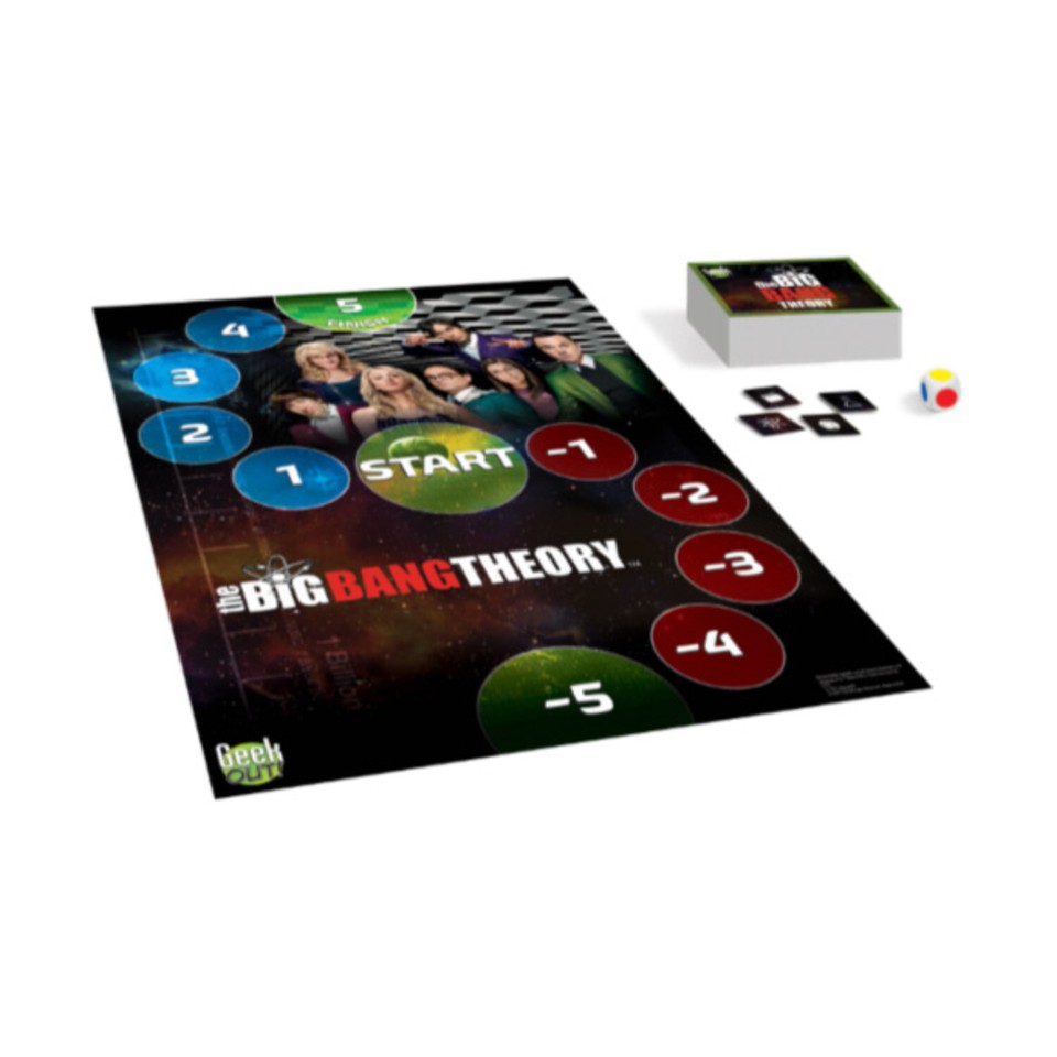Playroom Entertainment Board Game Geek Out! The Big Bang Theory Ed Box ...