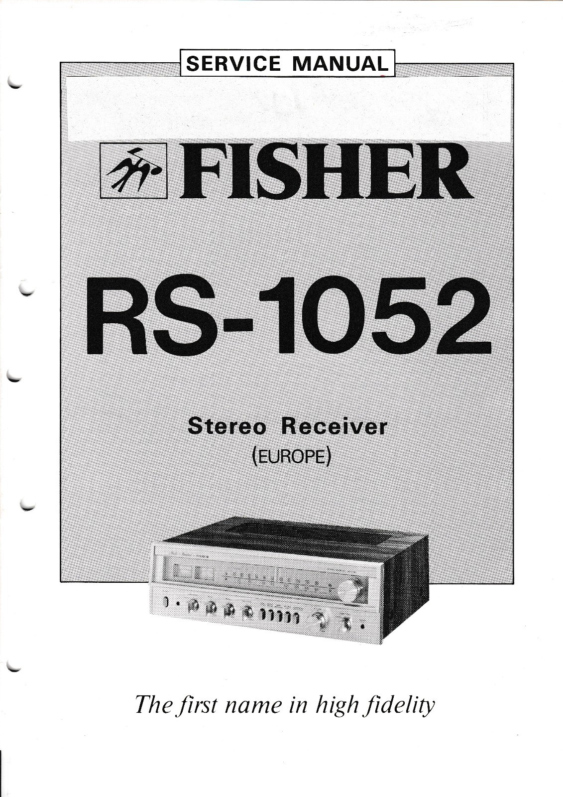 Service Manual Instructions for Fisher RS-1052 | eBay