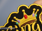 King Patch - Embroidered Gold Crown - Iron On Cool Patches - Size: 3.8" x 3.3" | eBay