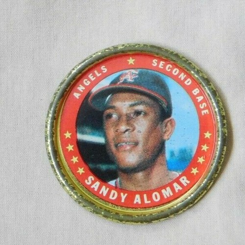1971 Topps Coins Sandy Alomar California Angels | eBay
