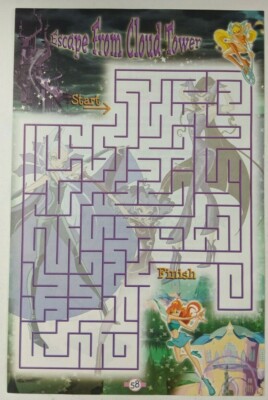 Winx Club Escape From Cloud Tower Maze Print Ad Poster Art PROMO ...