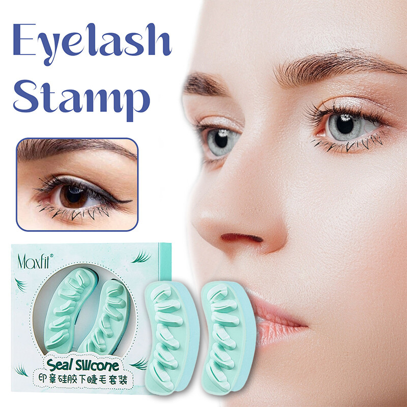 Eyelash Seal Lower Lash Extension Stamps Silicone Makeup Tool Mascara ...