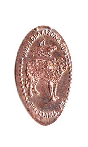 Elongated Penny "Bearizona Wildlife Park" Williams AZ Zinc | eBay