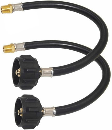 12'' RV Propane Hose Camper Gas Line Replacement Type 1 Adapter 1/4 ...