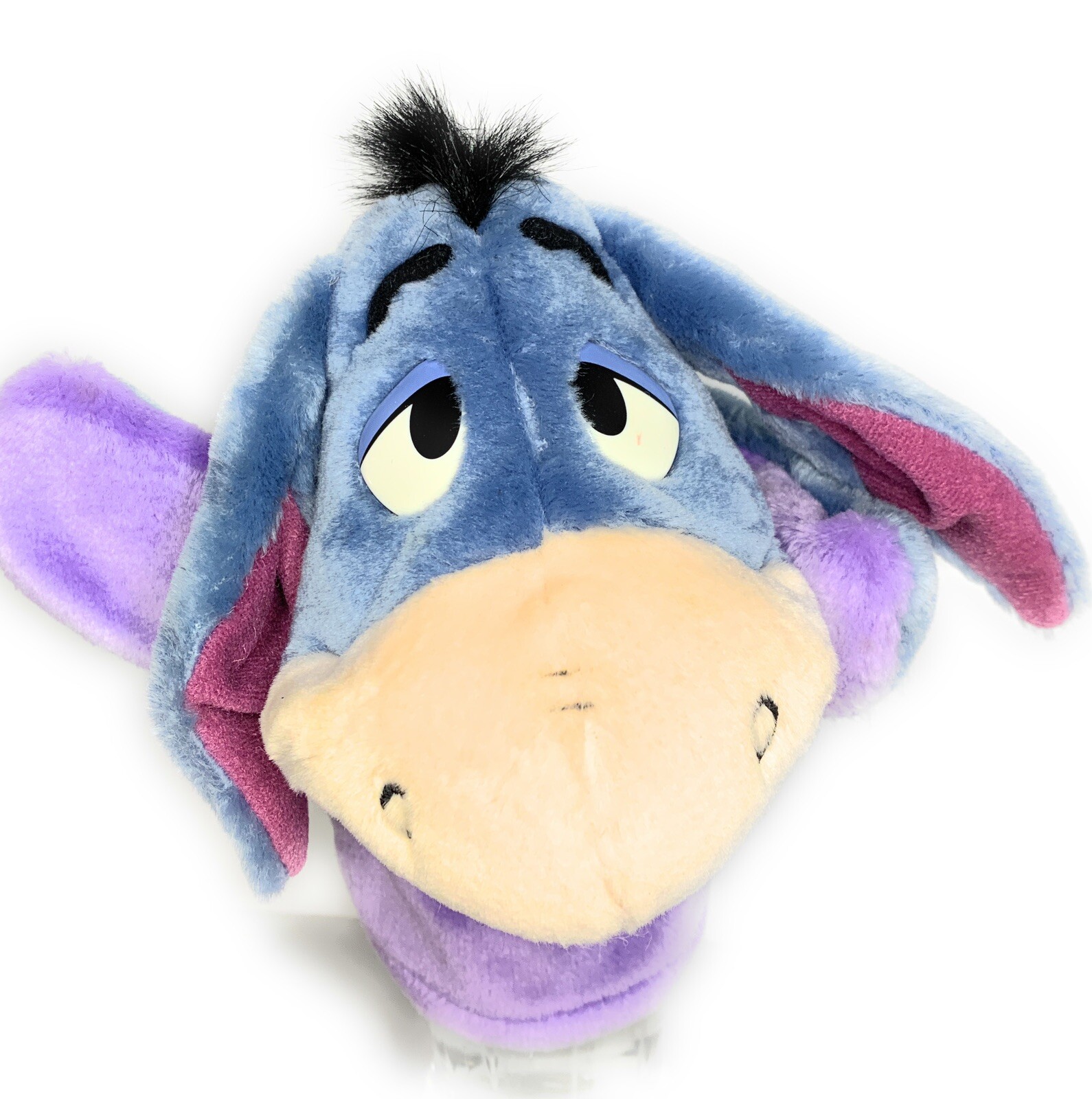 Disney Eeyore Stuffed Plush Hand Puppet 9" Inches Arcotoys Mattel blue ...