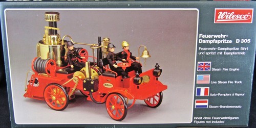 100% New - Wilesco D305 Fire Truck Live Steam - Toys Gift Boys Men | eBay