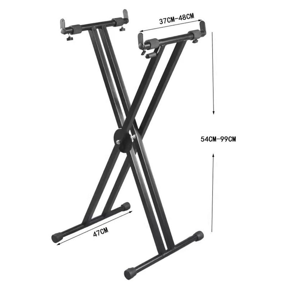 x Shaped Keyboard Stand Universal Portable Iron Digital Piano Stand for ...