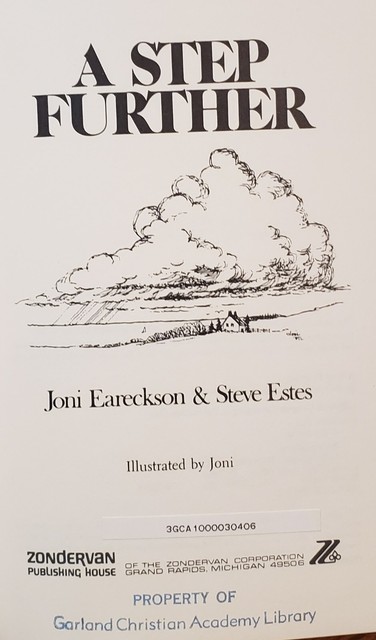 A Step Further by Steven Estes and Joni Eareckson Tada (1978, Hardcover ...