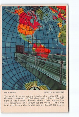 Mapparium Christian Science Publishing House Boston MA Chrome Postcard ...
