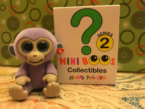 NEW TY Beanie Boos Mini Boo Blueberry Monkey Series 2 Collectible ...