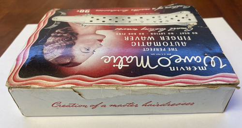 RARE MERVIN WAVE CLIPS & BOX VINTAGE FLAPPER HAIR WAVERS 1930s-40s VHTF ...
